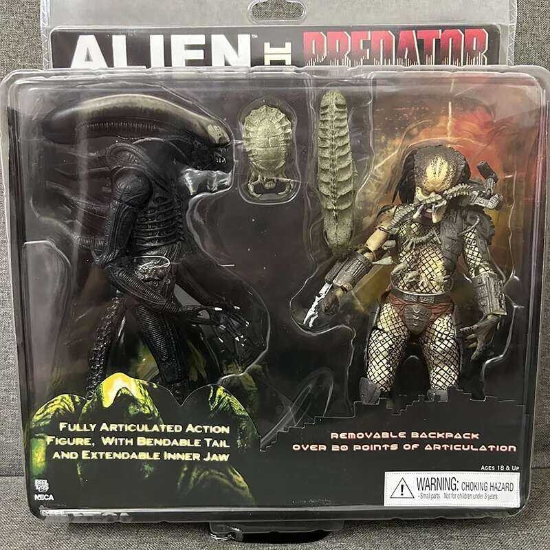 NECA Alien VS Predator PVC Action Figure Exclusive 2-Pack Collectible ...