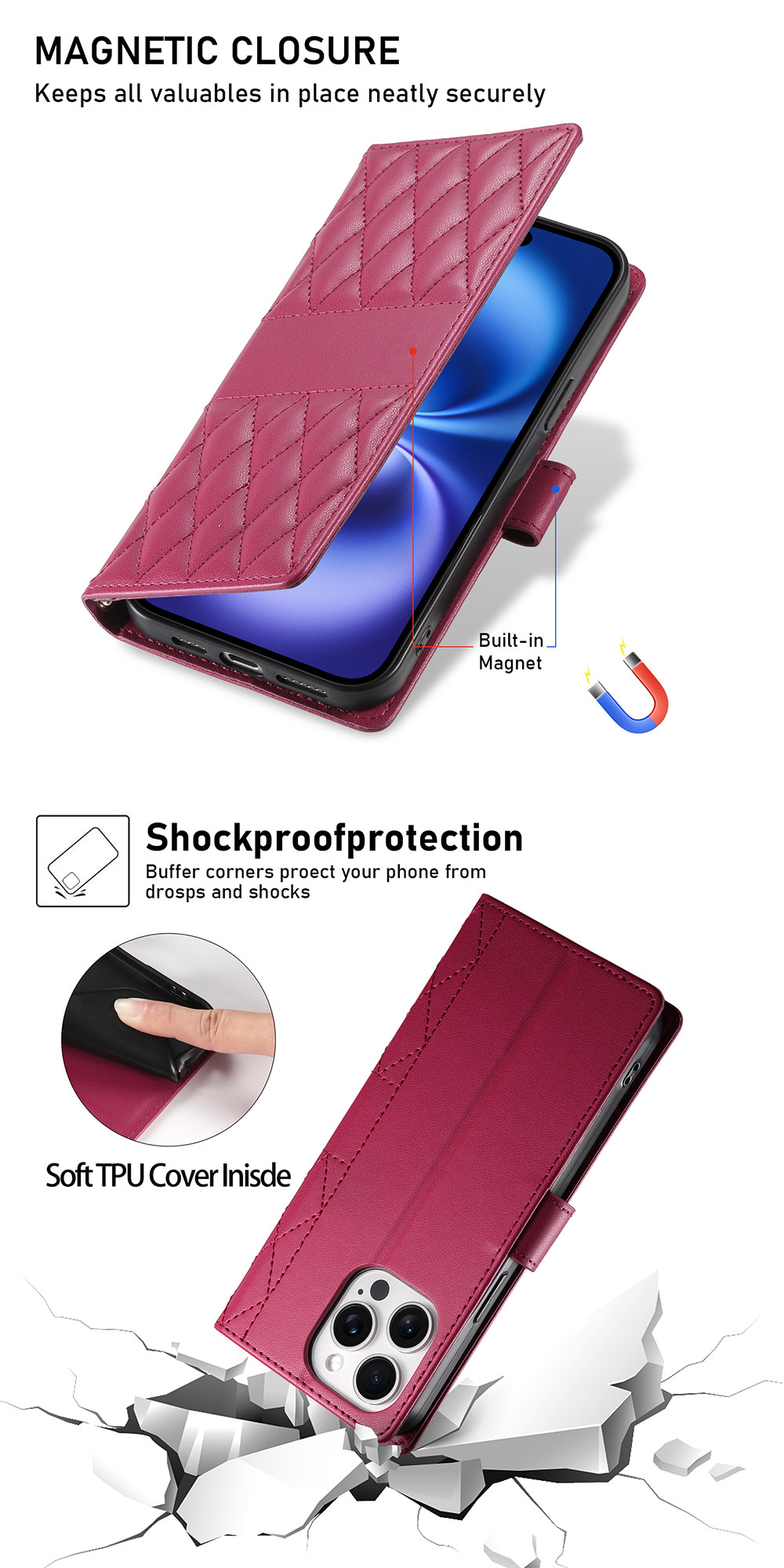 Flip Case for Honor 90 400 Lite 200 Pro X6a X6b X8b X8c X9a X9b X9c 5G ...