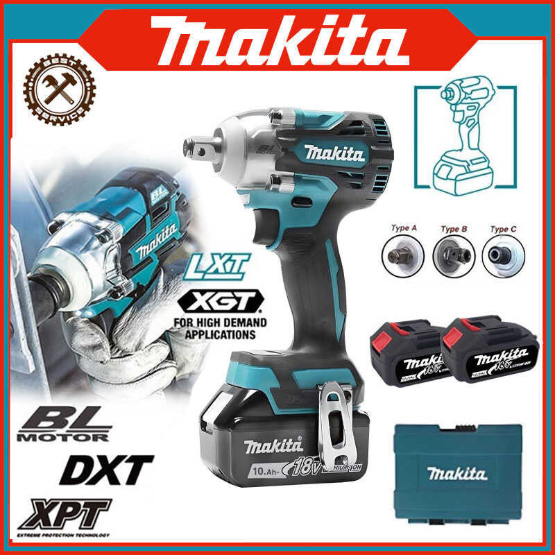 Makita DTW285 wireless 2 batteries powerful impact dual-purpose ...