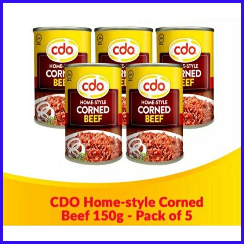 ∇ CDO Home Style Corned Beef ( 150g x 5 ) | Shopee Philippines
