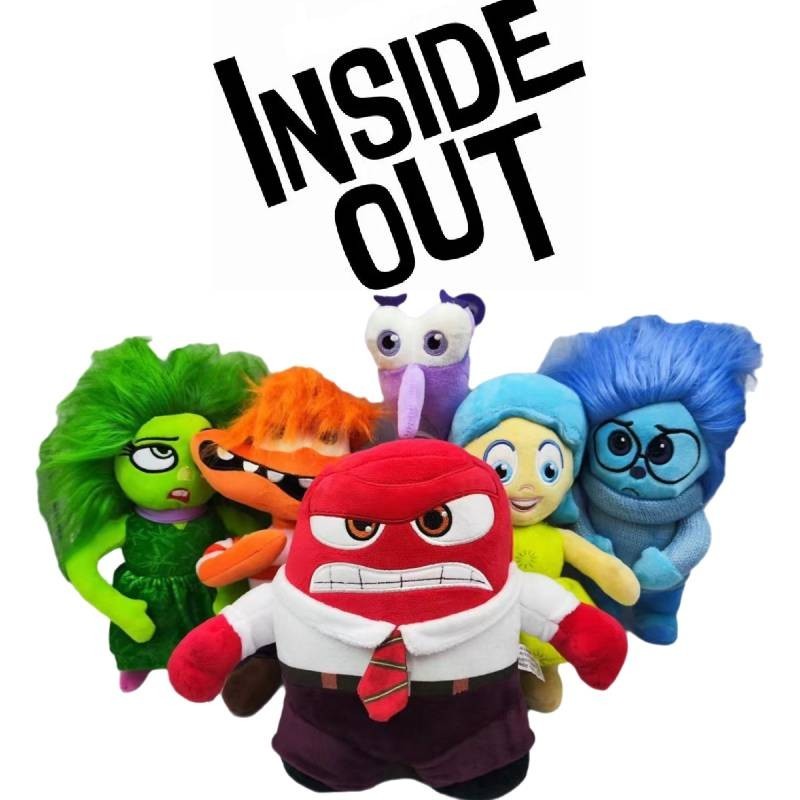 Inside Out Character Plush Toys Anger Fear Disgust Sadness Joy Anxiety Shopee Philippines