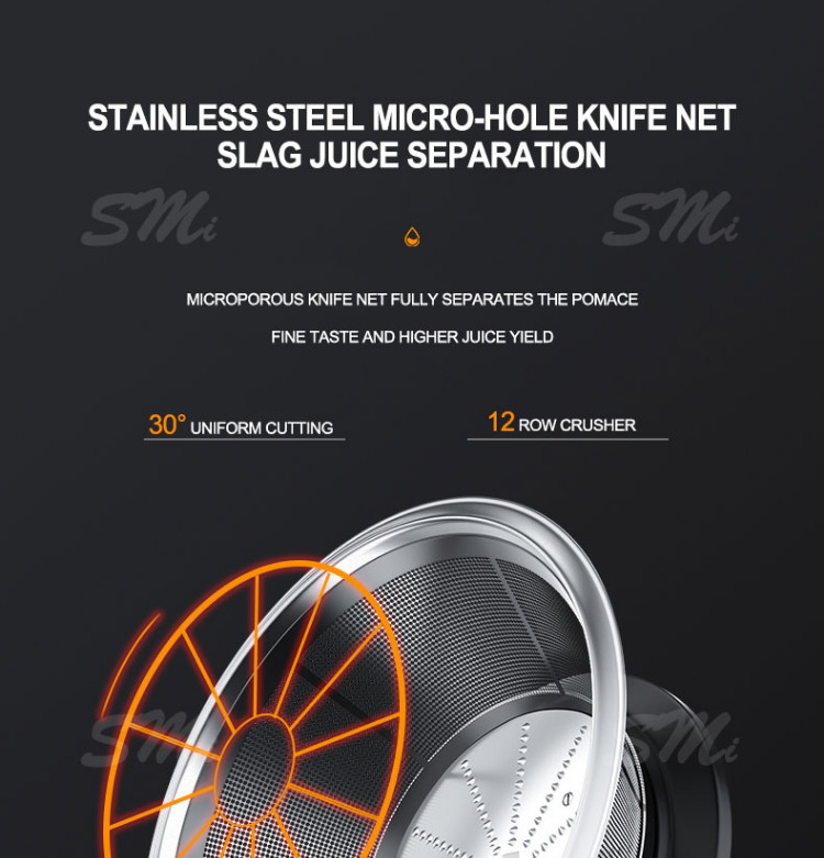 BOBI Electric fruit juicer stainless steel High quality Vegetable and ...