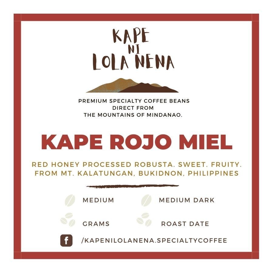KAPE ROJO MIEL | Red Honey Processed Robusta Coffee Beans from Bukidnon ...