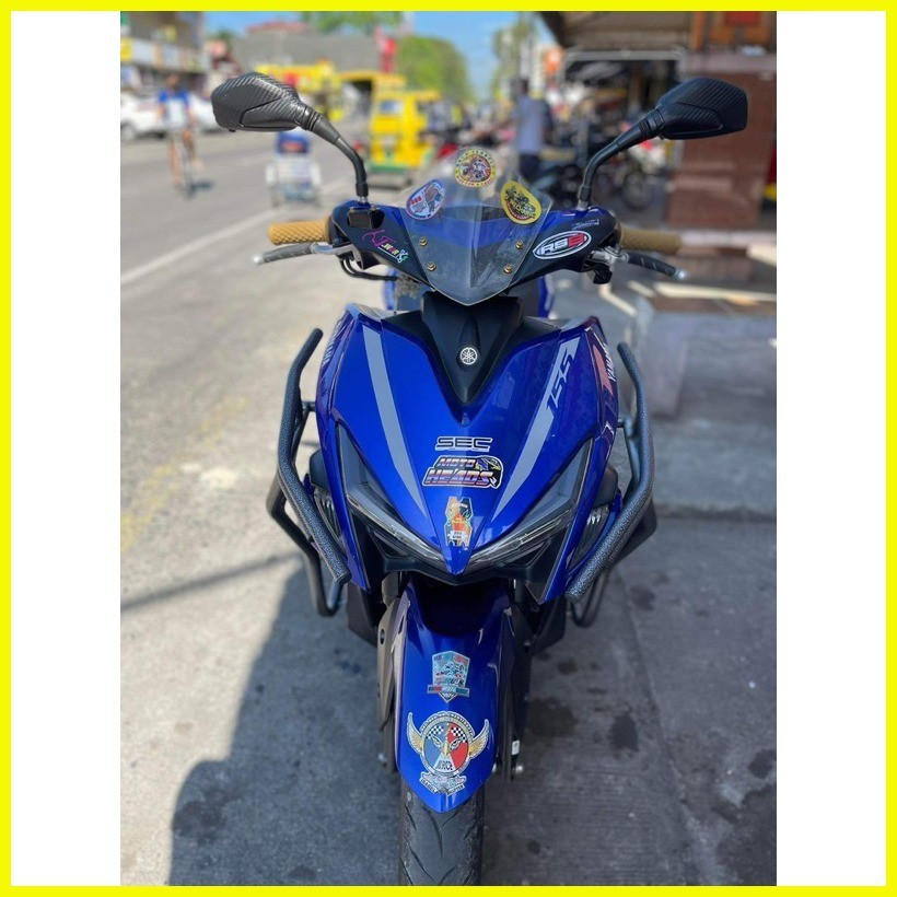 AEROX v1 / V2 acrylic and powder coated finish crash guard | Shopee ...