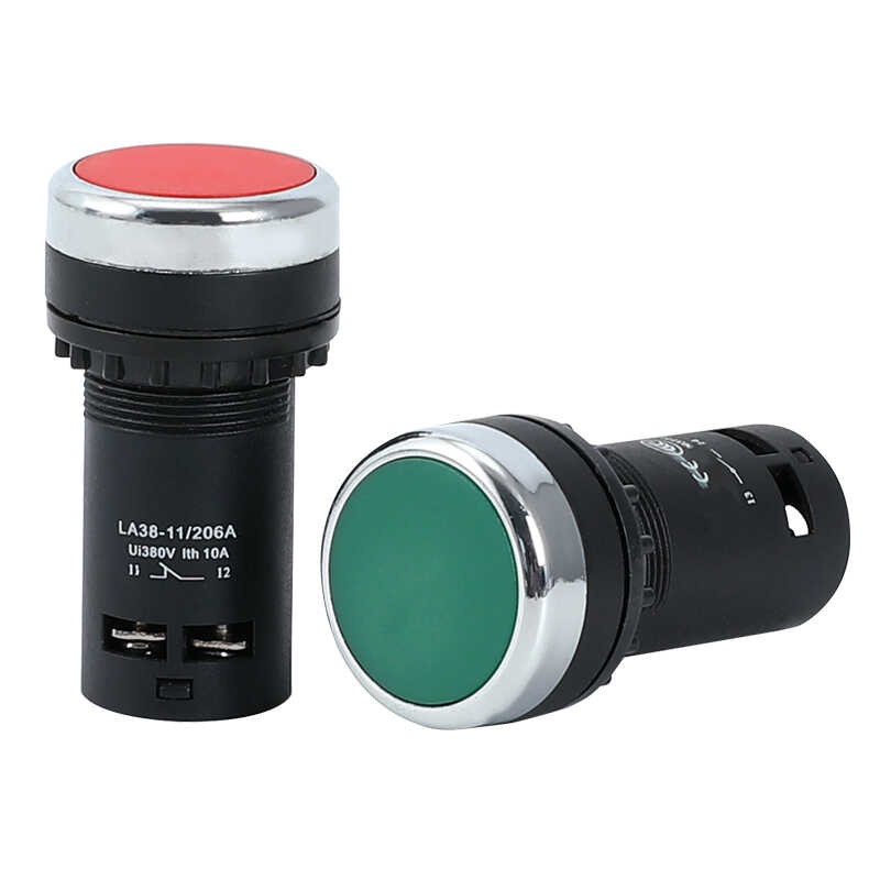 stop knob emergency A button switch open + normal close | Shopee ...