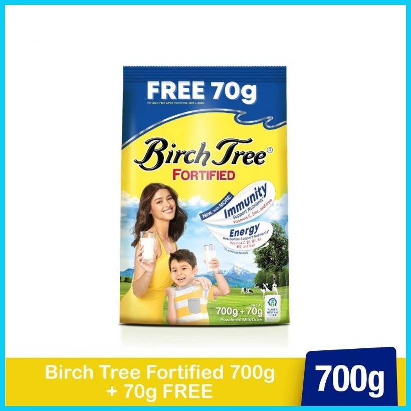 ۞ Birch Tree Fortified Milk 700g + 70g | Shopee Philippines