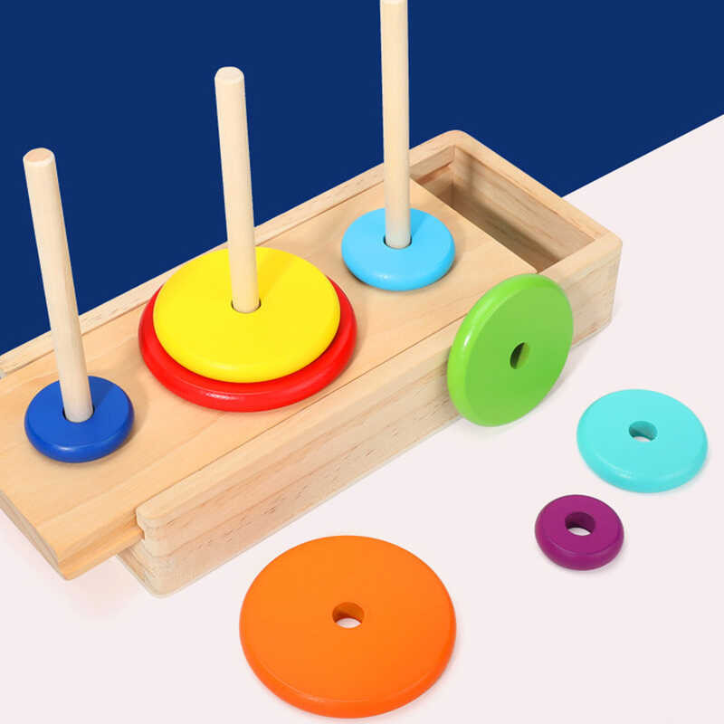 Toy Stacking Tower Educational L Shape Sorting Early Learning Rich ...