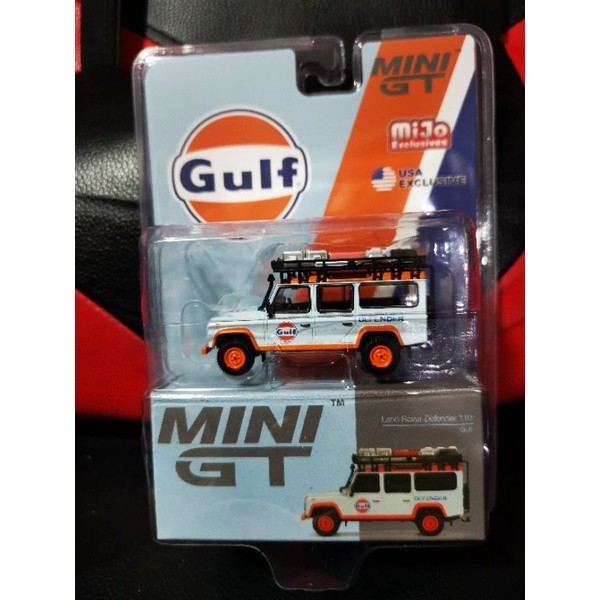 Mini GT 1/64 Land Rover Defender 110 GULF Livery | Shopee Philippines