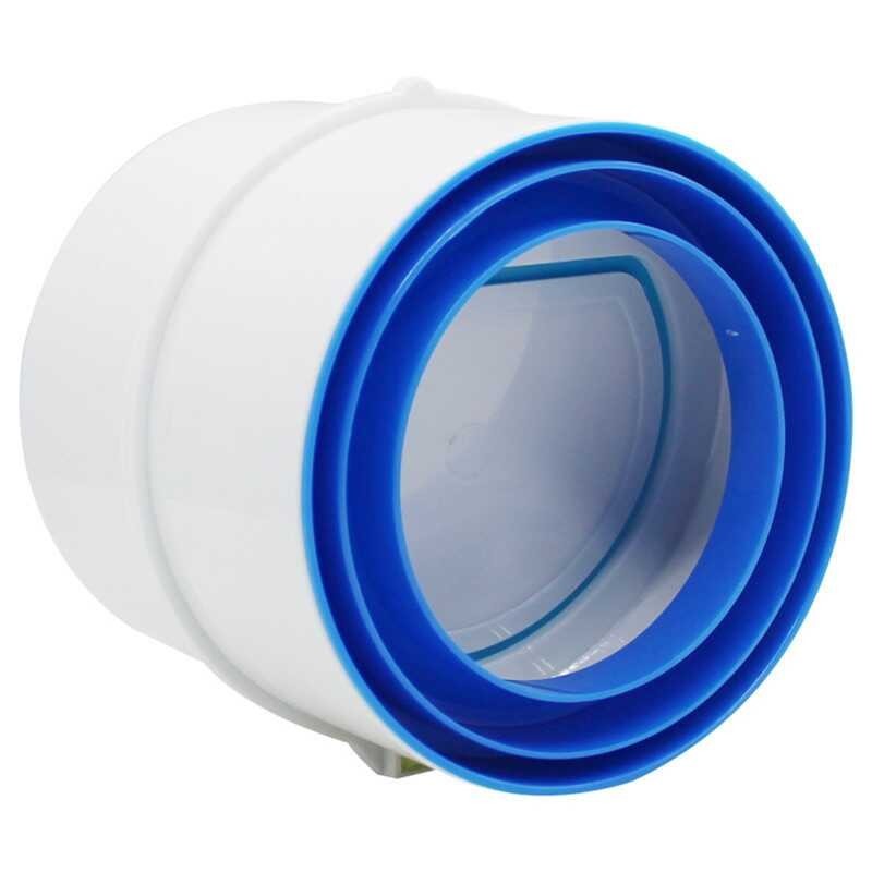 PVC Exhaust 1Pc Fan Check Vae Round Pipe Backdraft Damper 75/110Mm Air ...