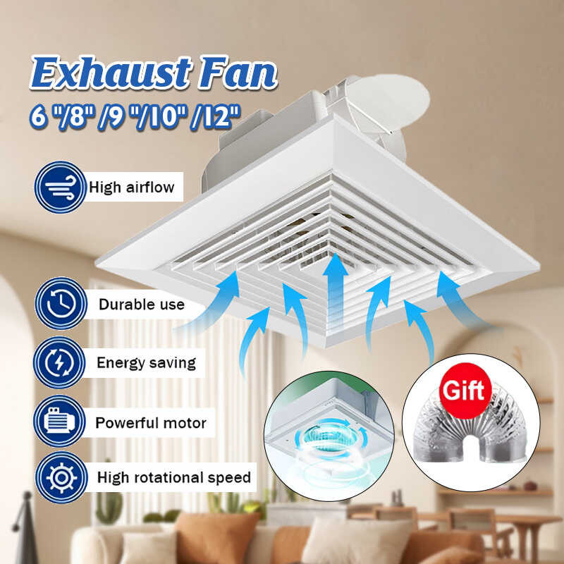Exhaust · Ceiling fan/Wall mounted fan/Duct exhaust fan 12/10/8/6 "inch ...