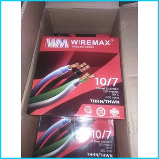 ♒ WIREMAX THHN/THWN Stranded Wire PER 10m, 20m & 30m SIZE 8/7 (8.0mm) & 10/7 (5.5mm) 100% PURE ...