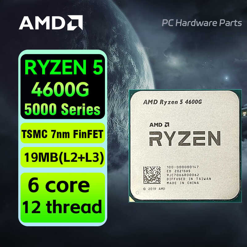 Bagong AMD Ryzen 5 R5 4600G CPU 3.7 GHz 6-Core 12-Thread Processor 3 ...