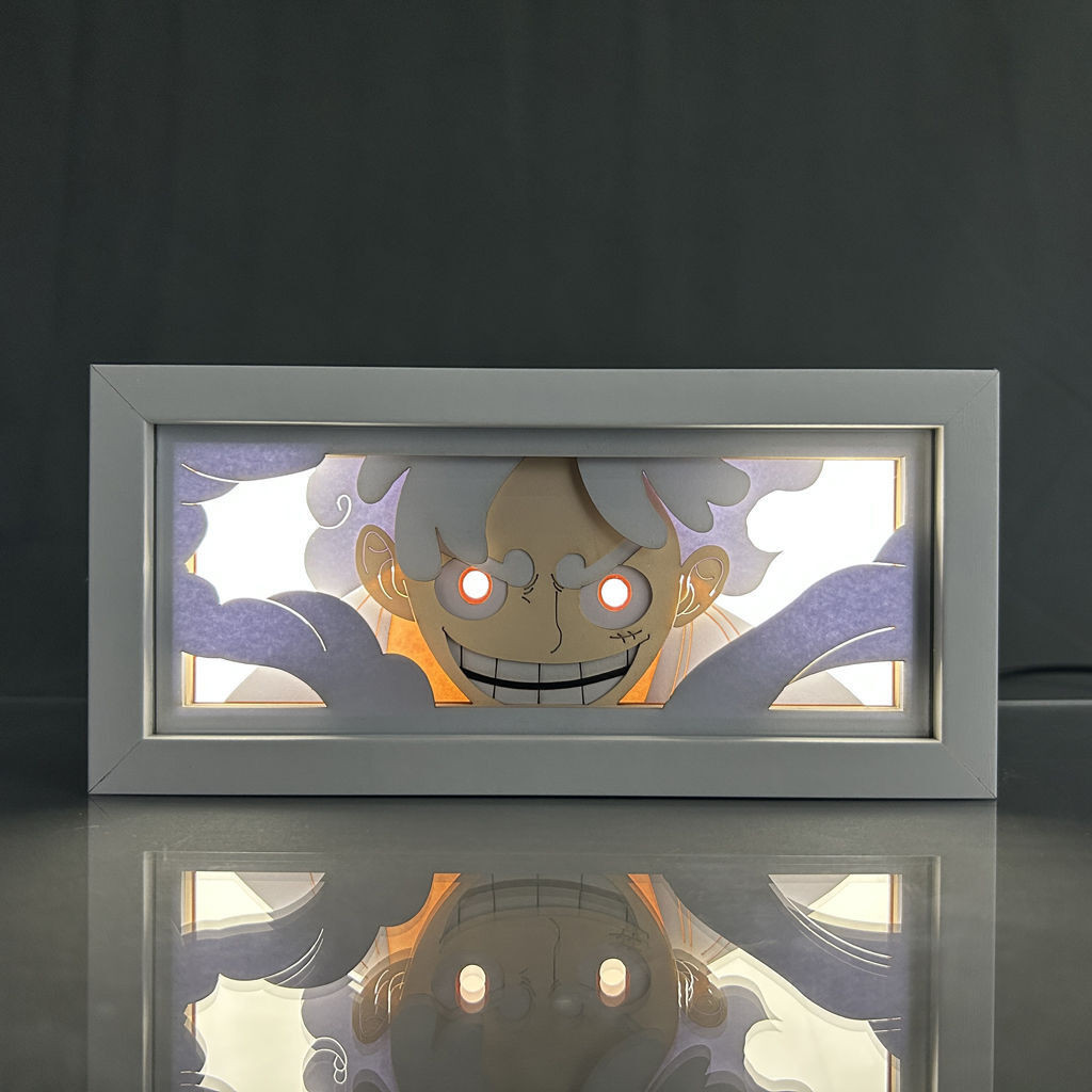 One Piece Light Box Luffy Zoro Figure Bedside Lamp Cool Gift for Anime ...