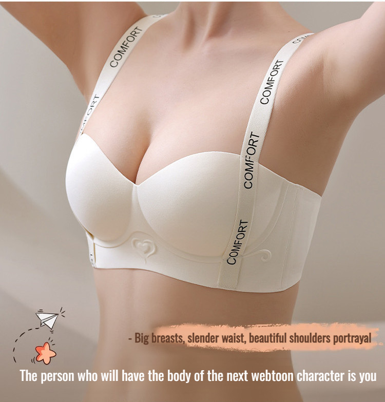 Little Deodorant Shoulder bra Corset Senseless support Threedimensional Adjustment of breast ...