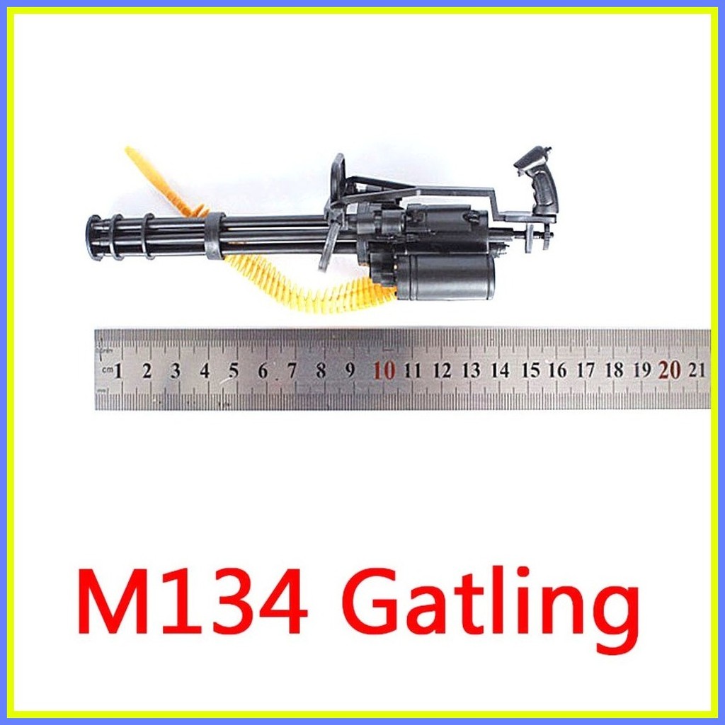 1/6 Scale M134 Minigun Gatling Machine Gun Assemble Model Army ...