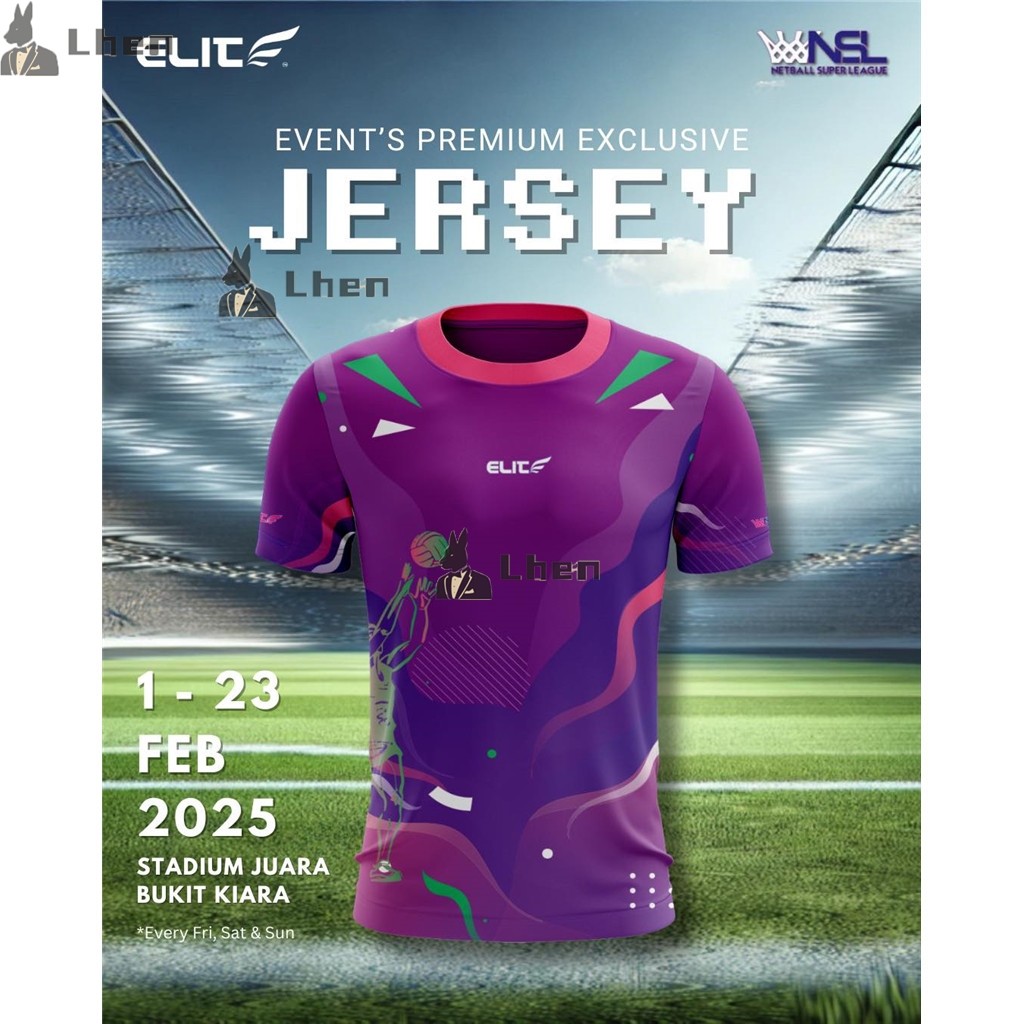 NSL Netball Super League 2025(Free Customization Of Name And Jersey ...