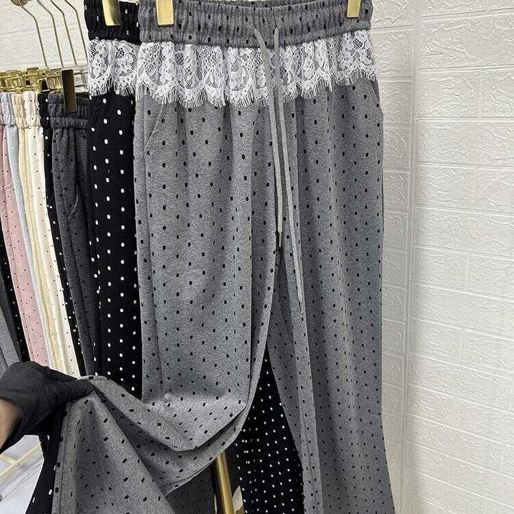 Lace ★ Polka Lace Fart Curtain Pants For Women In Spring, Loose And ...