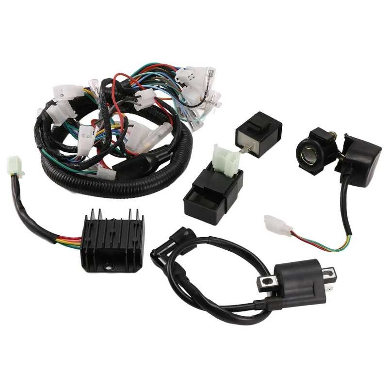 2 Motorcycle Electrical Wiring Harness Wire Cable For Honda Jig Lifan ...