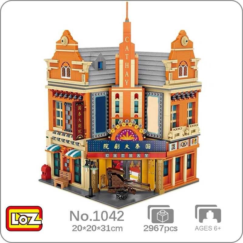 § LOZ 1042 World Architecture Movie Theater Cinema Drama Hall City ...