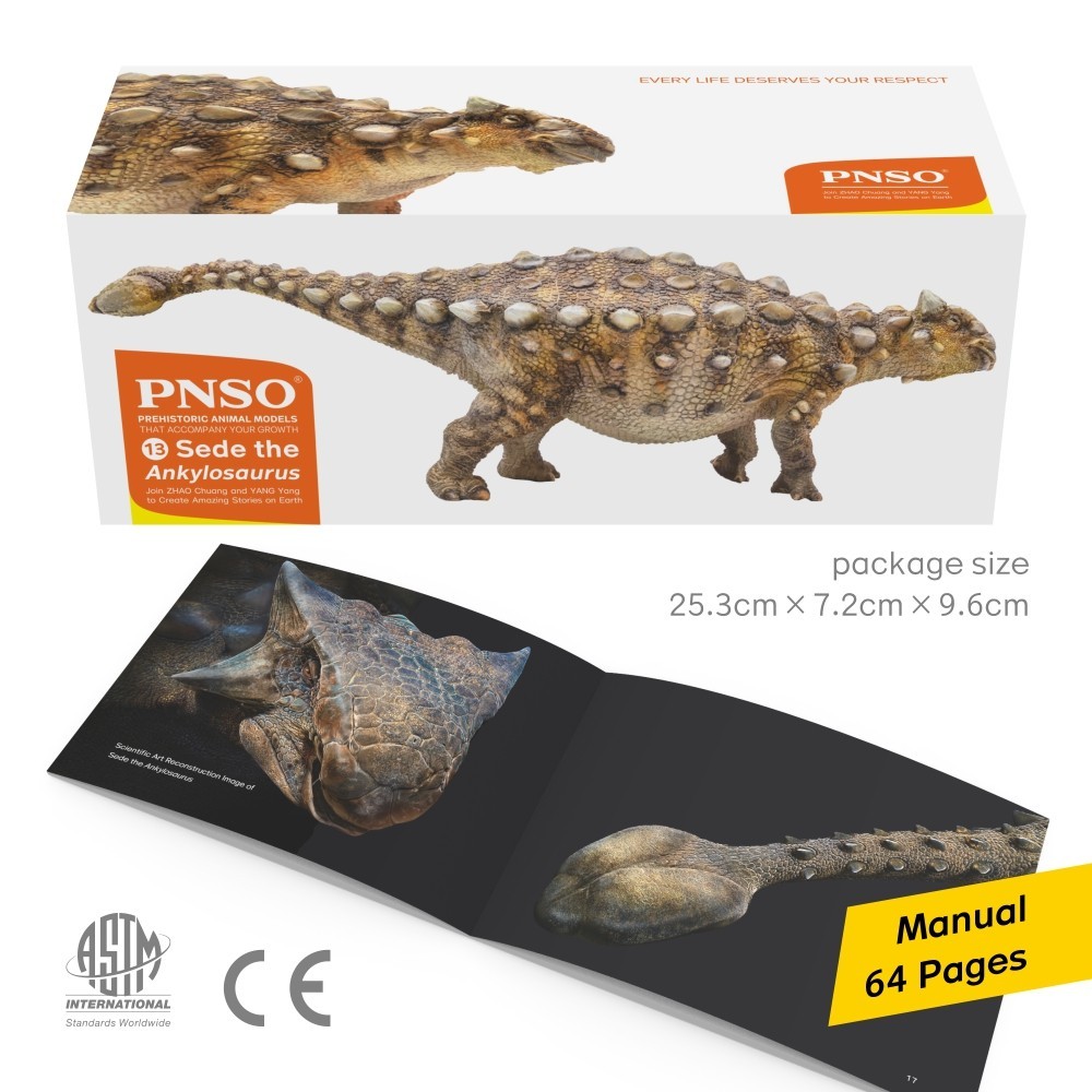 PNSO Detailed Dinosaur Models: 13Sede The Ankylosaurus | Shopee Philippines