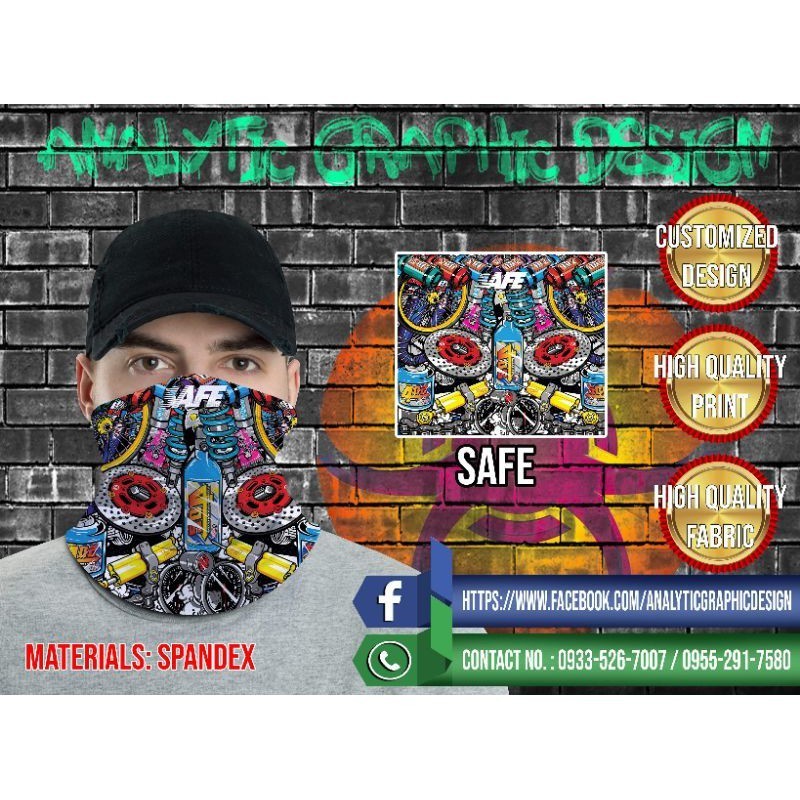 TUBE MASK FOX / THAI LOOK FULLSUBLIMATION( buy 5 get 1 free) | Shopee ...