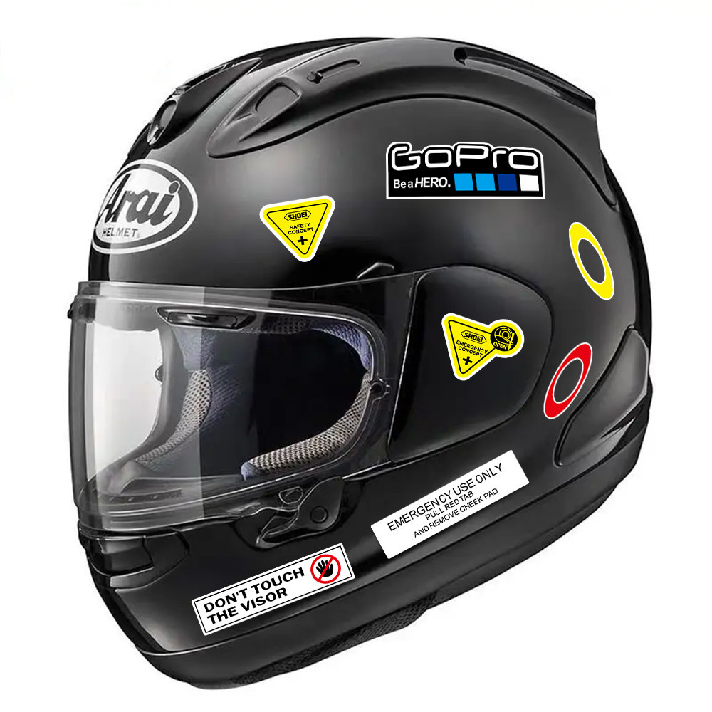 Refelctive Helmet Decals Arai SHOEI Motorcycle Sticker 【In stock ...