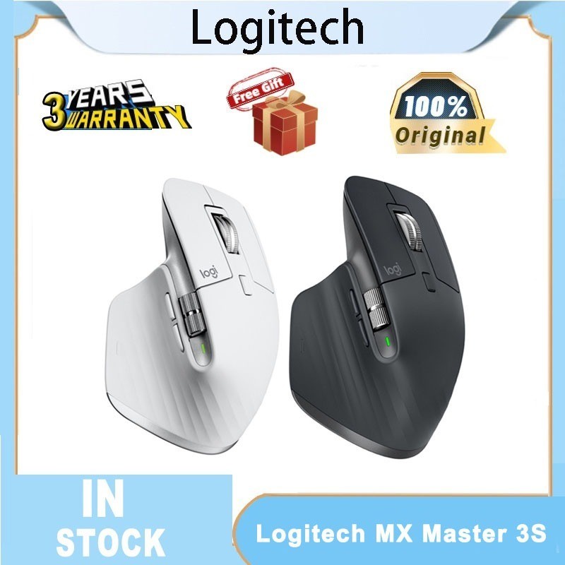 【3-Year Warranty】Logitech MX Master 3/MX Master 3S Wireless Bluetooth ...