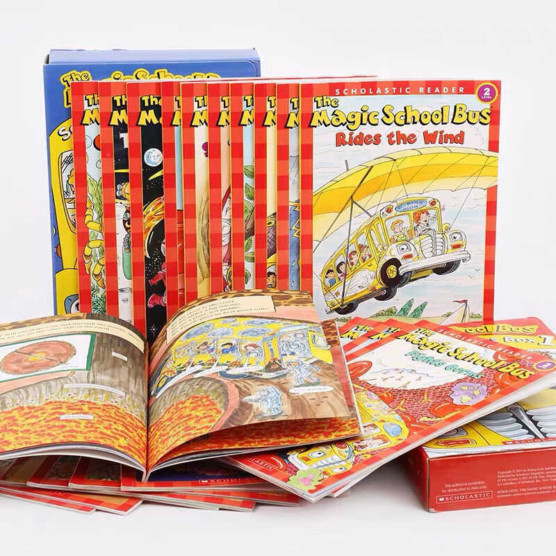 The 23 Libro Magic School Bus Science Readers Coloring Reading Story ...