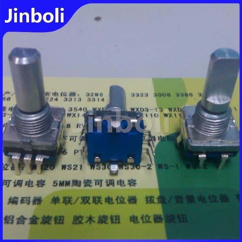 2PCS 360 Degree Rotary Encoder EC11 5 Pin Half Shaft Length 18MM With ...