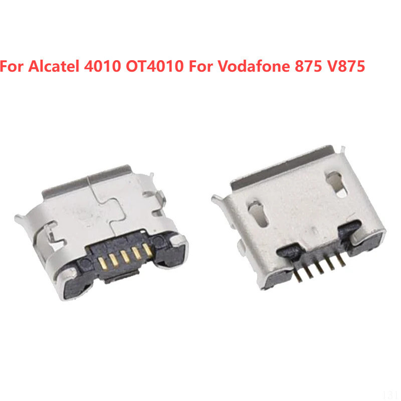 5-50pcs Charging Pin Dock Connector For Alcatel 4010 OT4010 For ...