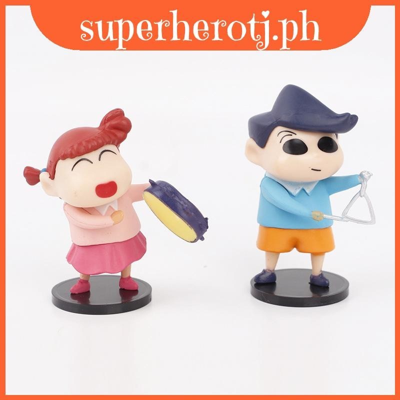 Crayon Shin Chan Pvc Figure Toy Collectible Model Doll Anime Figurine ...
