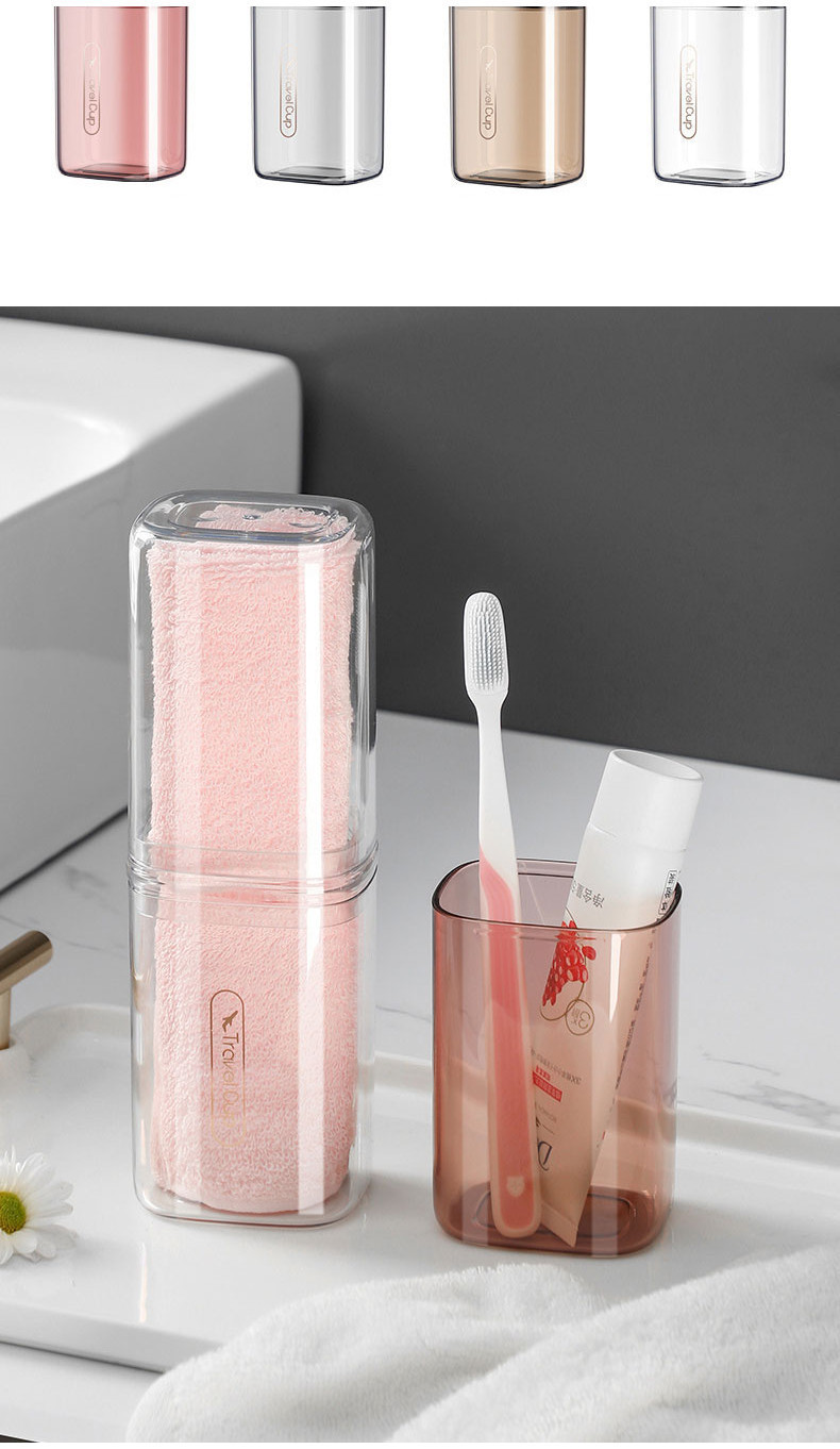 Toothpaste and Toothbrush Box Travel Toothbrush Box Wash Set Portable ...