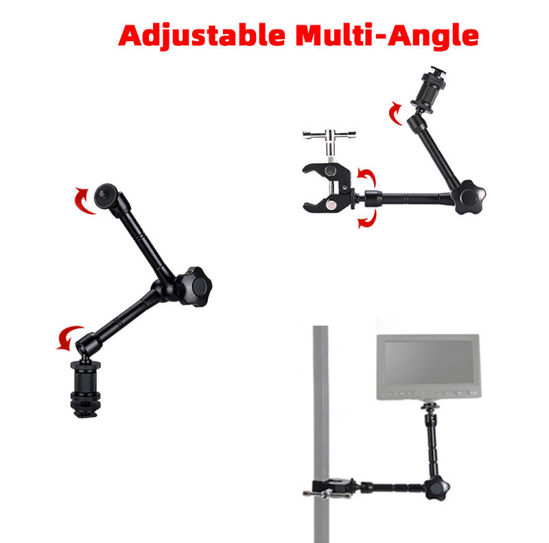 11'' / 7'' Inch Super Clamp Adjustable Friction Articulating Music ...