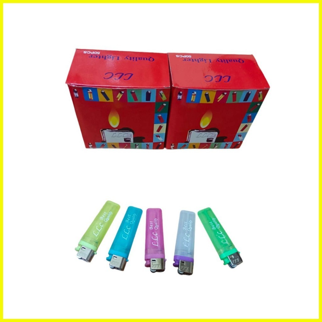 ⊙ #Cod LCC LIGHTER cigarettes lighter 50Pcs/1Inner | Shopee Philippines