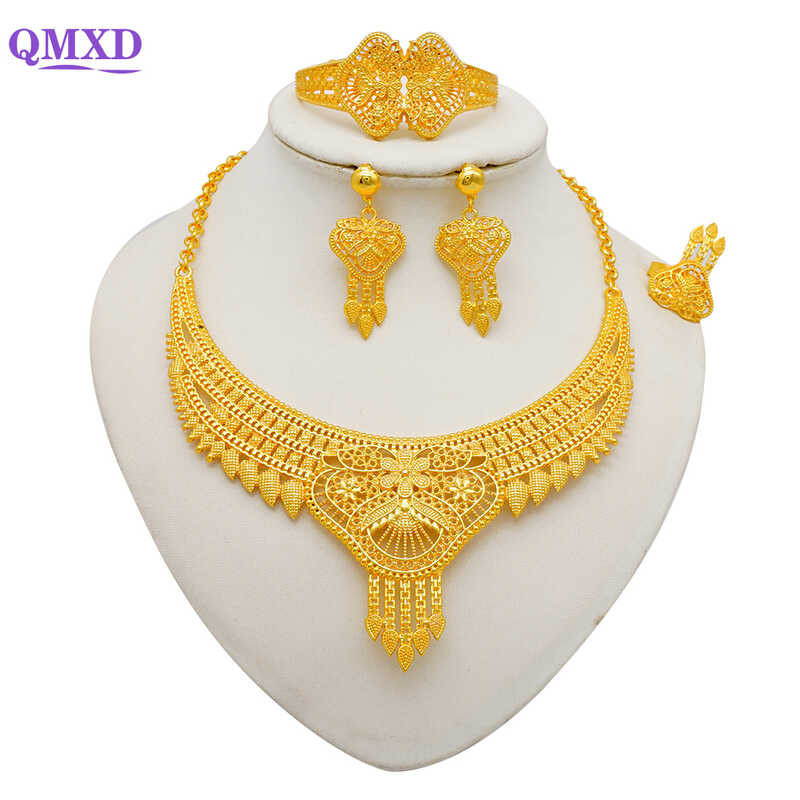 Arab Gold Dubai Color Jewelry Women African Party Wedding Gifts ...