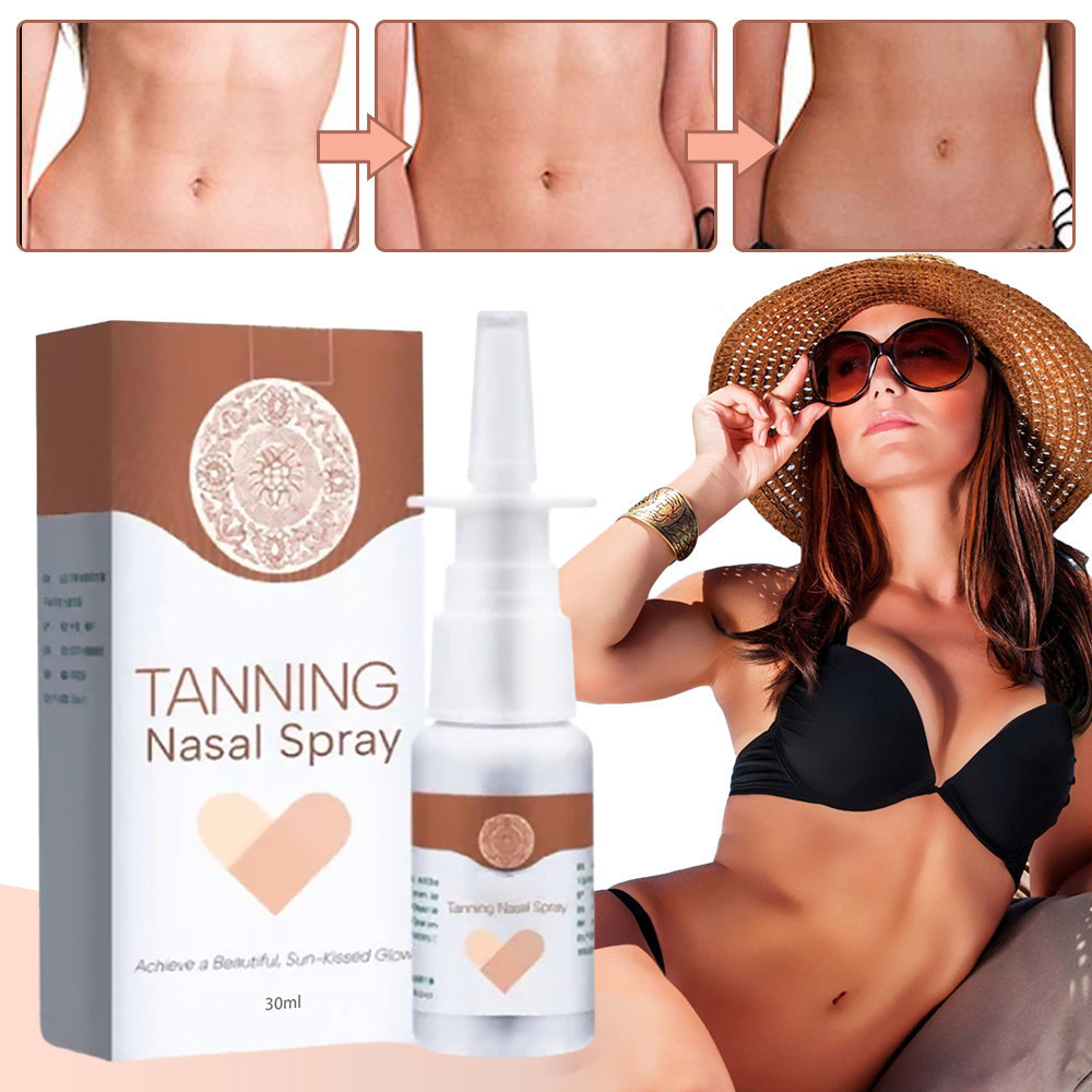Tanning Nasal Spray Tan Booster Sunbathing Bronzed Tanning Cream Wheat Skin Healthy Skin Tone ...