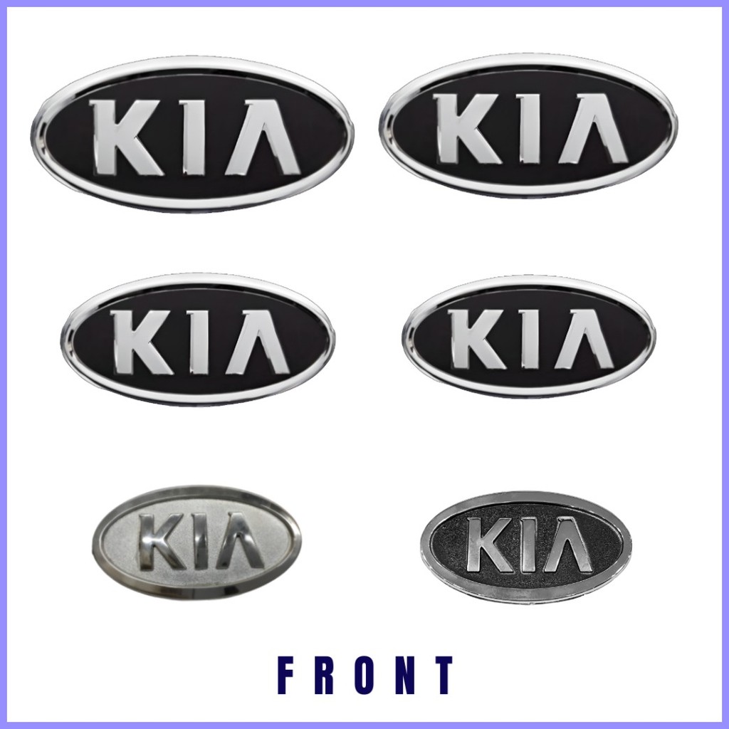 COS KIA Car Logo Emblem Car Front Grille Emblem Logo Rear Trunk Badge ...