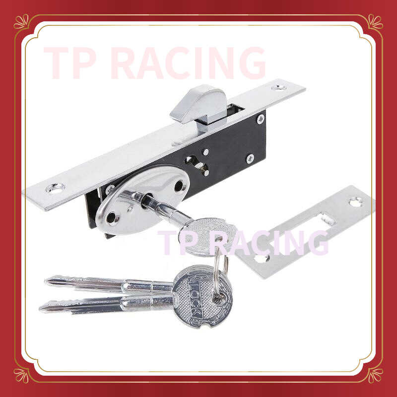 steel Stainless facing sliding door lock Cross key lock Aluminum alloy ...