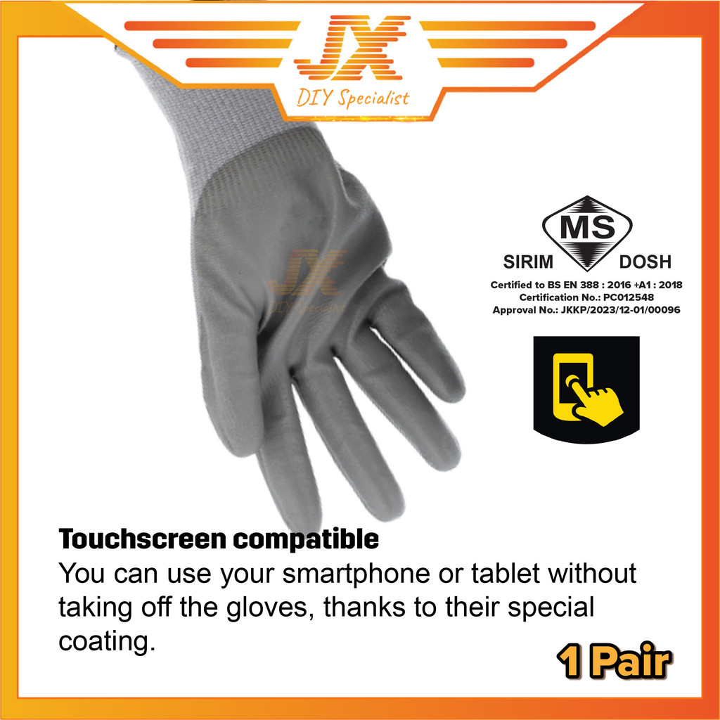 SAFETY JOGGER ProShield Anti Cut PU Coating High Quality Industrial ...