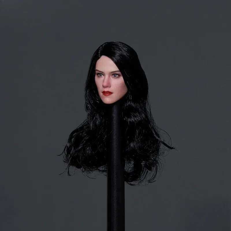 American 1/6 Scale Z008 European Long Hair Celebrities Head Sculpt ...