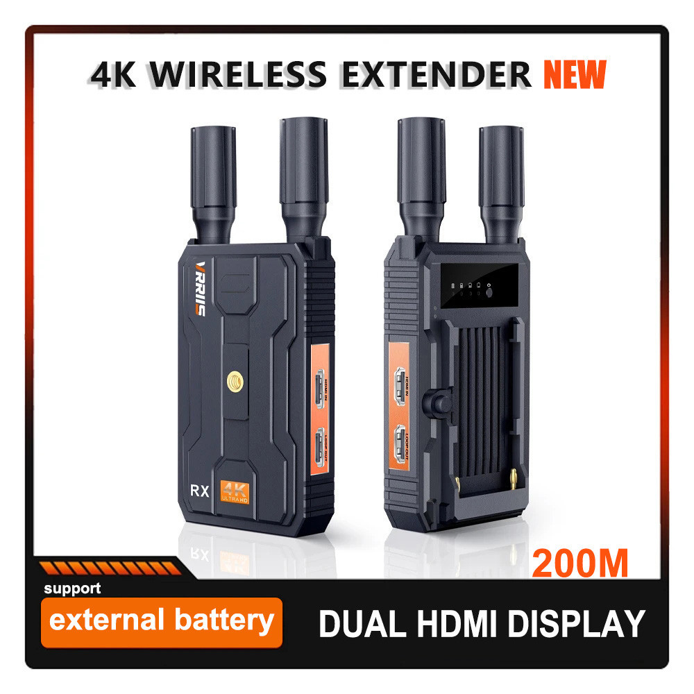 in stock 5G 4K Dual Display HDMI Extender 200M Wireless Transmission ...