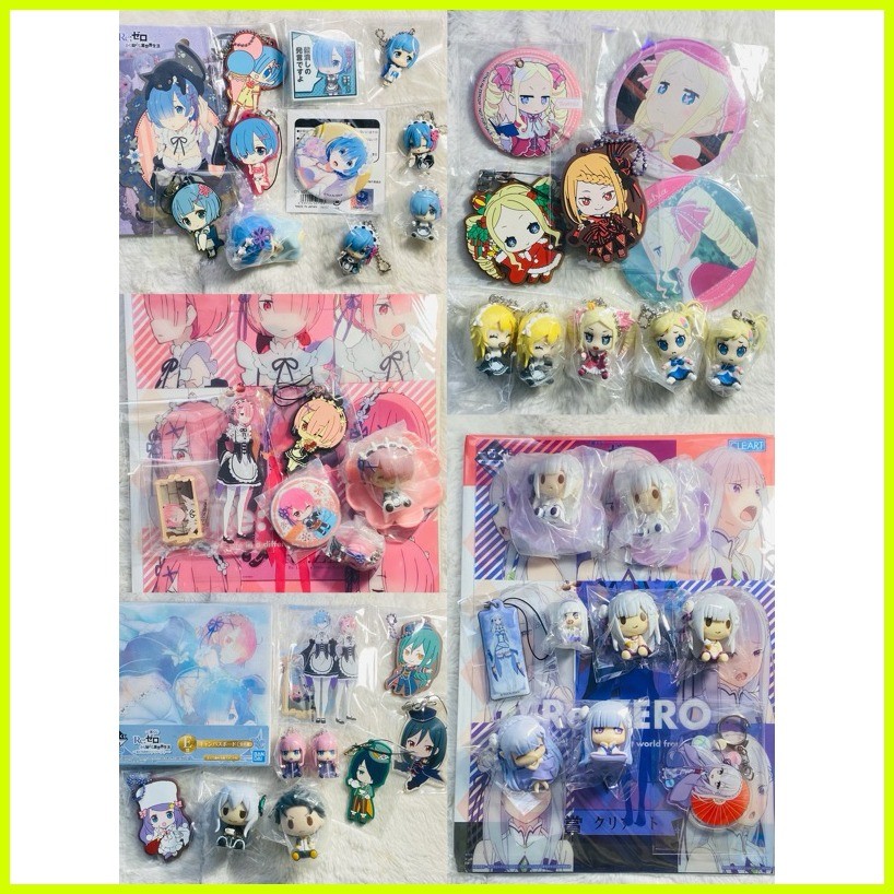 ↕ Re:zero anime merch | rem ram echidna Emilia | Rezero Chokonokko ...