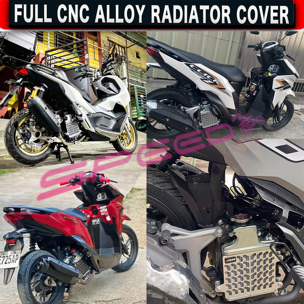 Full CNC Alloy Radiator Cover Click 125&150 /ADV 150/PCX 150/ AIR BLADE ...