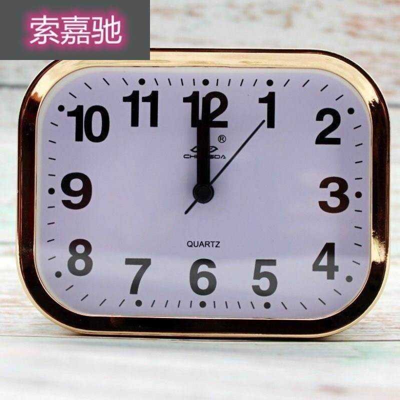 Modern minimalist and silent small clock for students, desktop, bedside ...