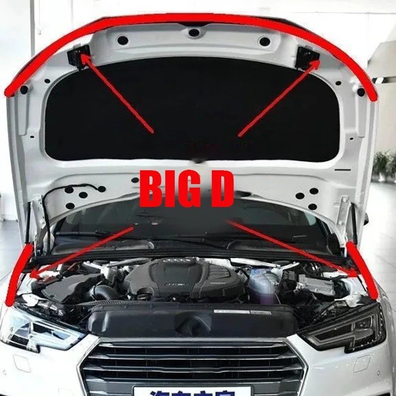 New Car Rubber Door Sealing Big D Type Car Door Hood Trunk Seal Strip ...