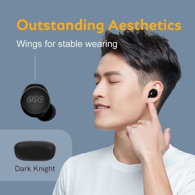 T17 QCY Earphone Bluetooth True Wireless Earbuds Bt5.1 HIFI Headphone ...