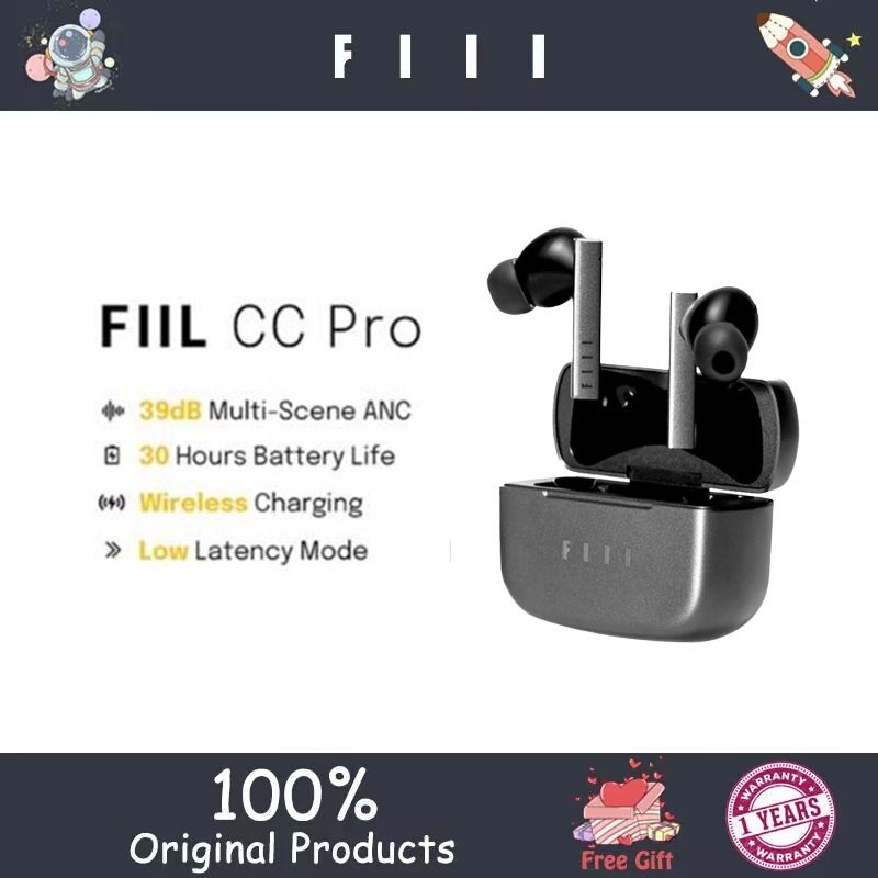 FIIL CC PRO2 Wireless Noise Reduction Bluetooth Game Sports Headset ...