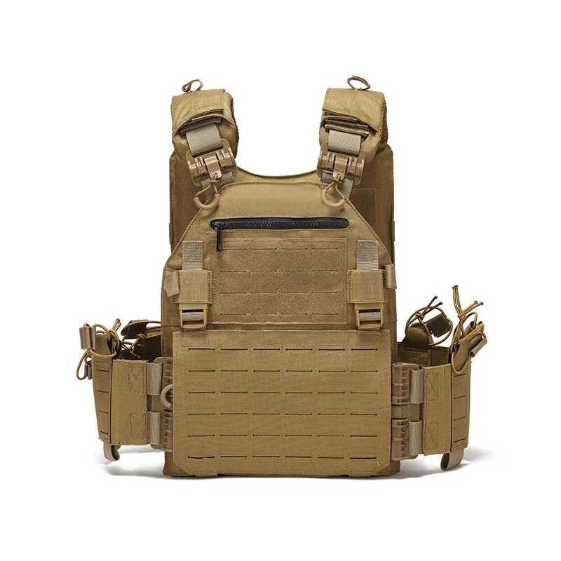 Quick Release Men Plate Carrier Chest Rig Combat Armor Vests Outdoor CS ...