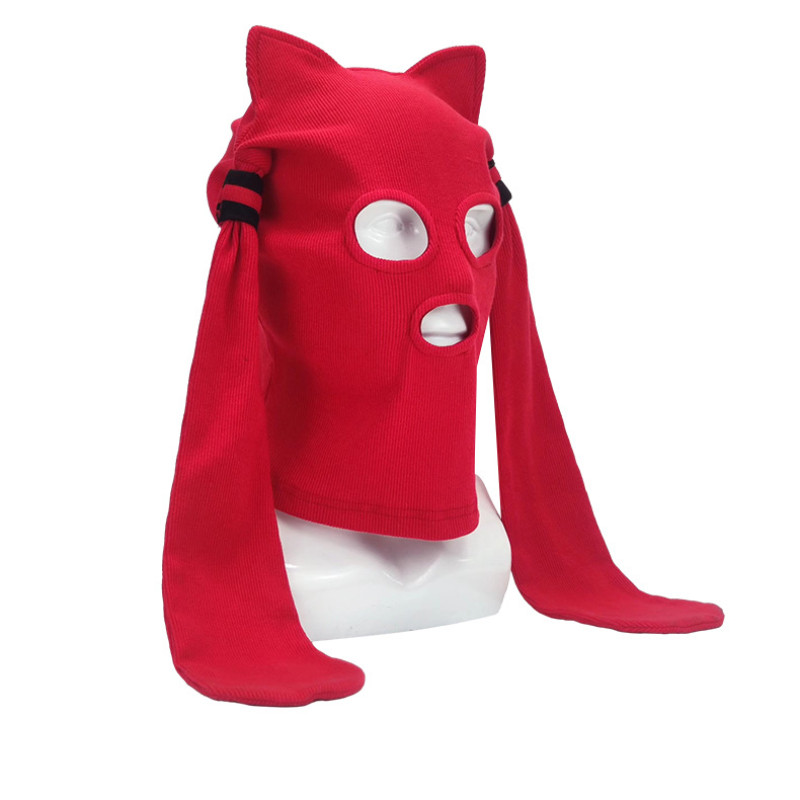 Anime Hatsune Miku Figure Kawaii Woolen yarn Kidnapper Headgear Game ...