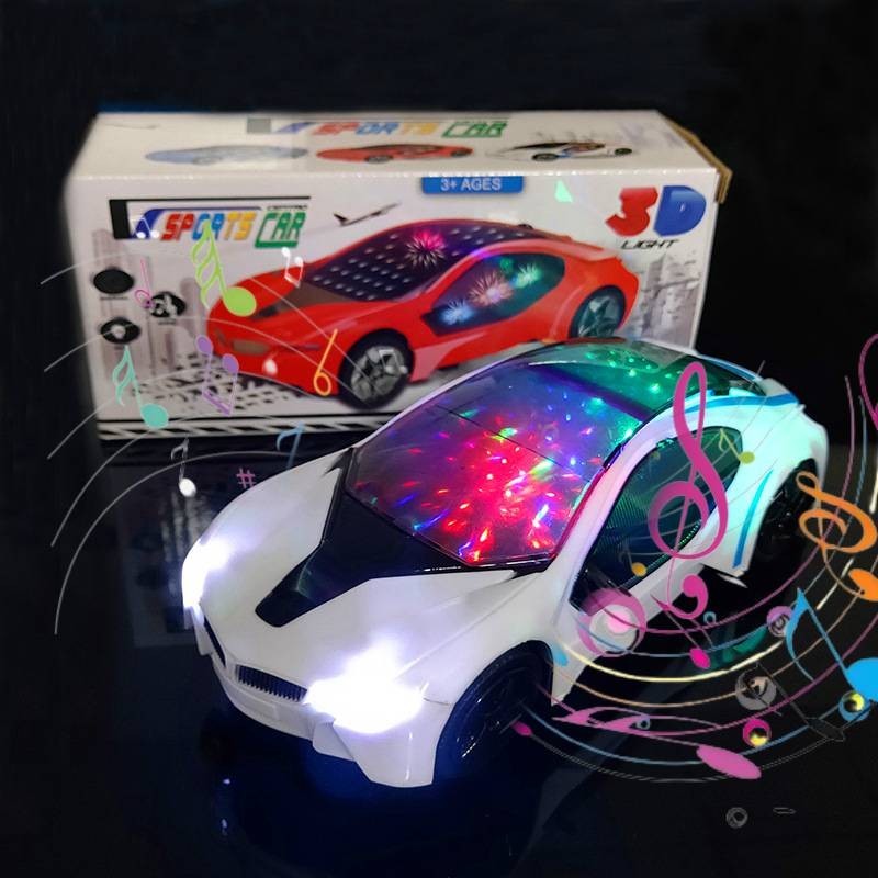Music Light-up Innovative Car Model Electric Battery-powered Children ...